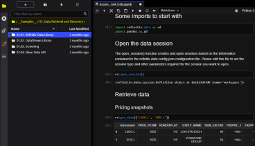 Summary of Common LSEG APIs | Devportal