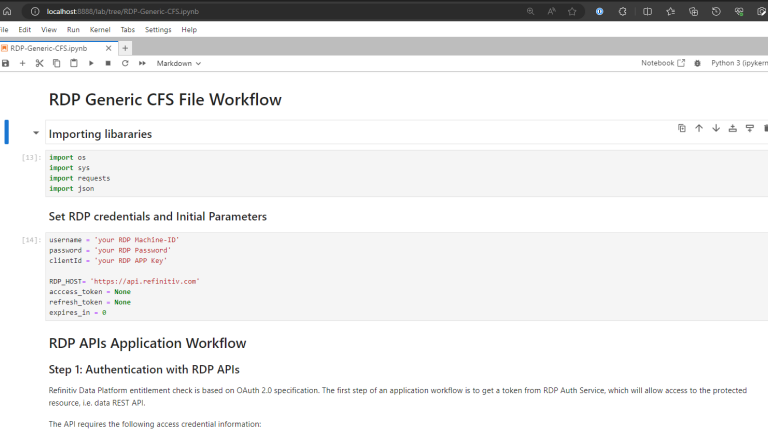 A Step-By-Step Workflow Guide for RDP Client File Store (CFS) API | Devportal