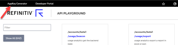 Consume Realtime Data With Refinitiv Data Platform Devportal