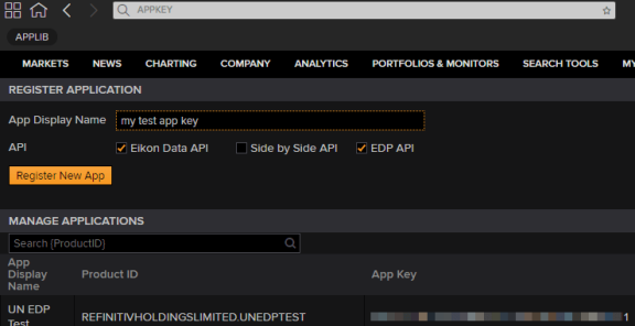 Consume Realtime data with Refinitiv Data Platform | Devportal