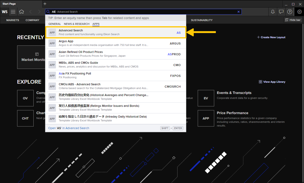 Find content and functionality using the Data Library with Workspace ...