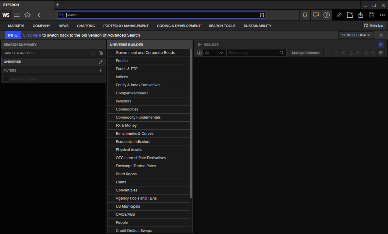 Find content and functionality using the Data Library with Workspace ...