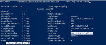 How to check the versions of Refinitiv Real-Time APIs used by in-house ...
