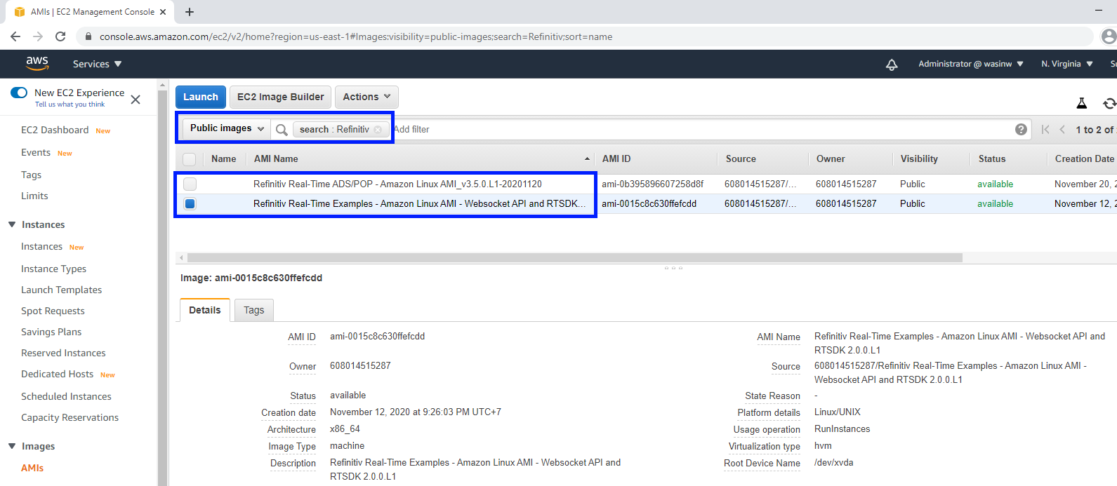 How to Setup Refinitiv's Amazon EC2 Machine Image for Refinitiv Real ...