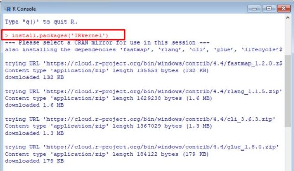 Setup Jupyter Notebook for R | Devportal