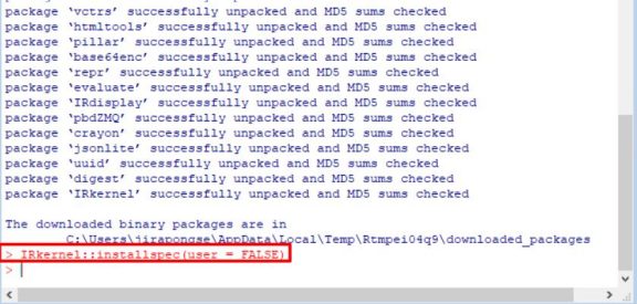 Setup Jupyter Notebook for R | Devportal