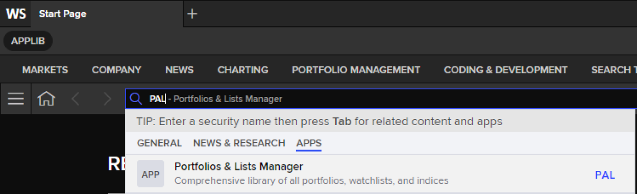 Use saved list on Workspace application as an input of the Data Library for Python | Devportal