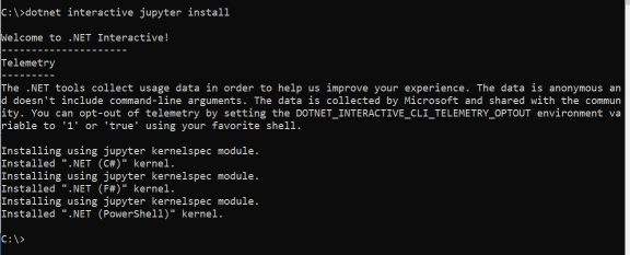 Using .NET on Jupyter Notebook or JupyterLab | Devportal