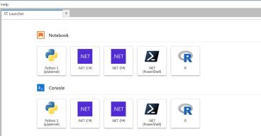 Using .NET on Jupyter Notebook or JupyterLab | Devportal